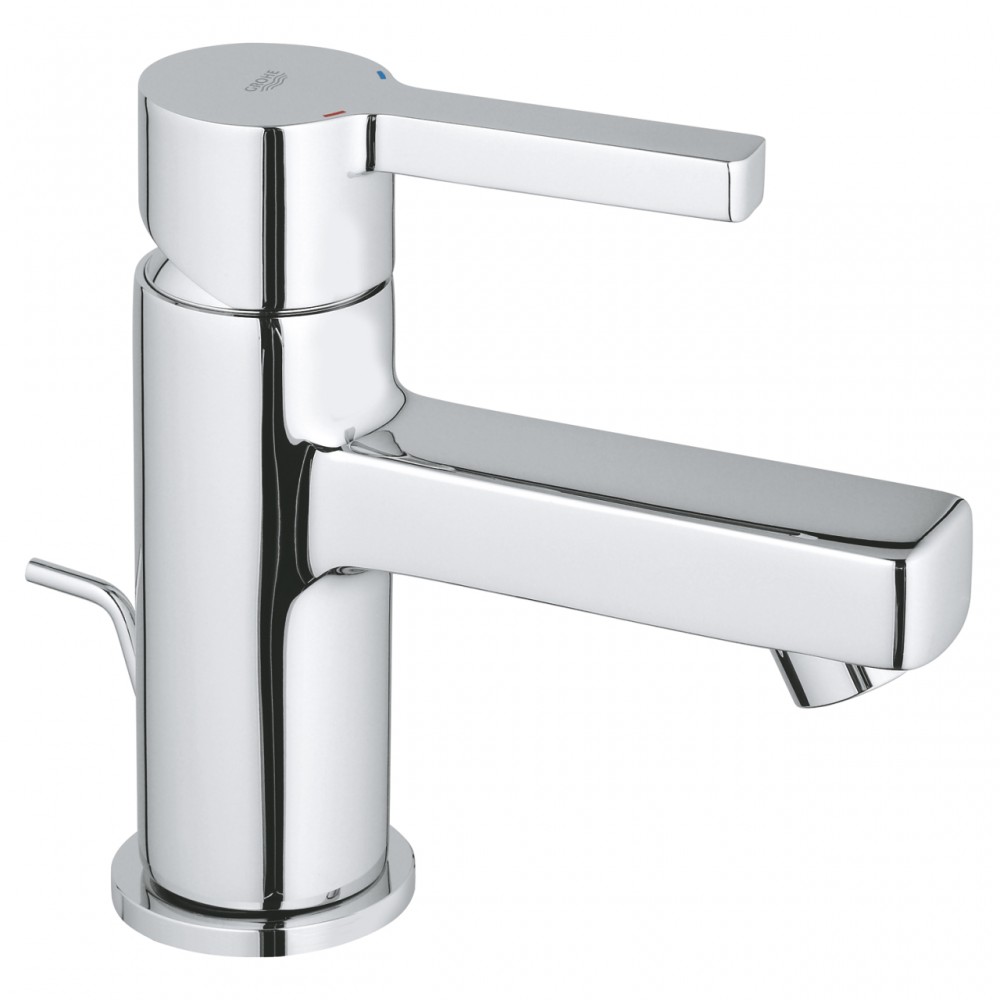 GROHE LINEARE - MISCELATORE MONOCOMANDO CROMATO PER LAVABO TAGLIA XS ...